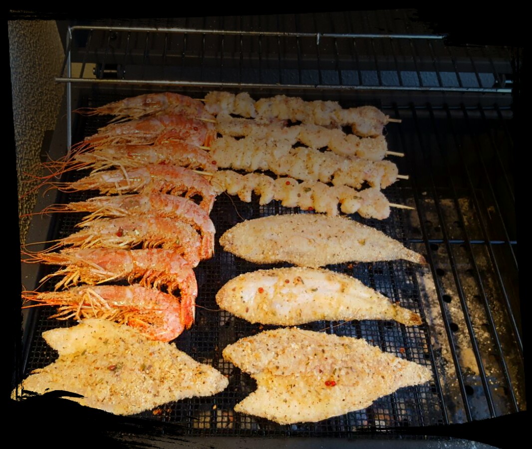 Agrodolce : Parrillada de pescados y mariscos