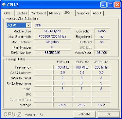Reparacion de ordenadores: CPU-Z