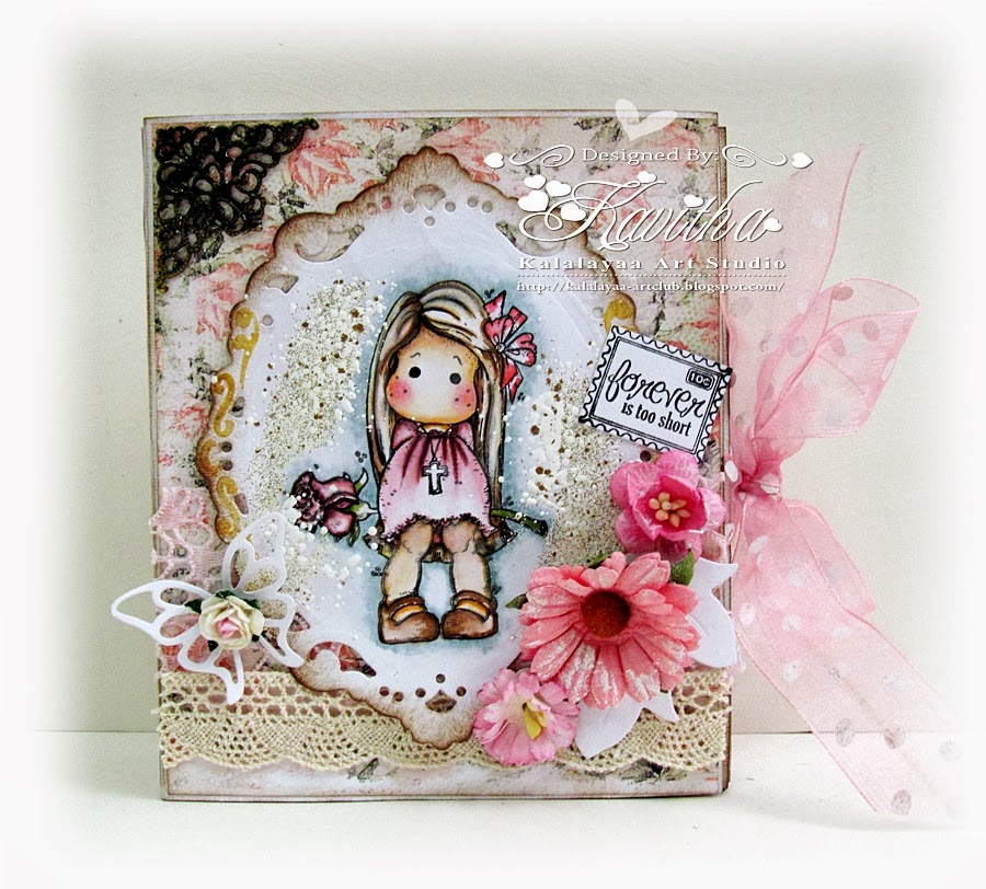 Kalalayaa's Art Stuido: BOOK BOX CARD