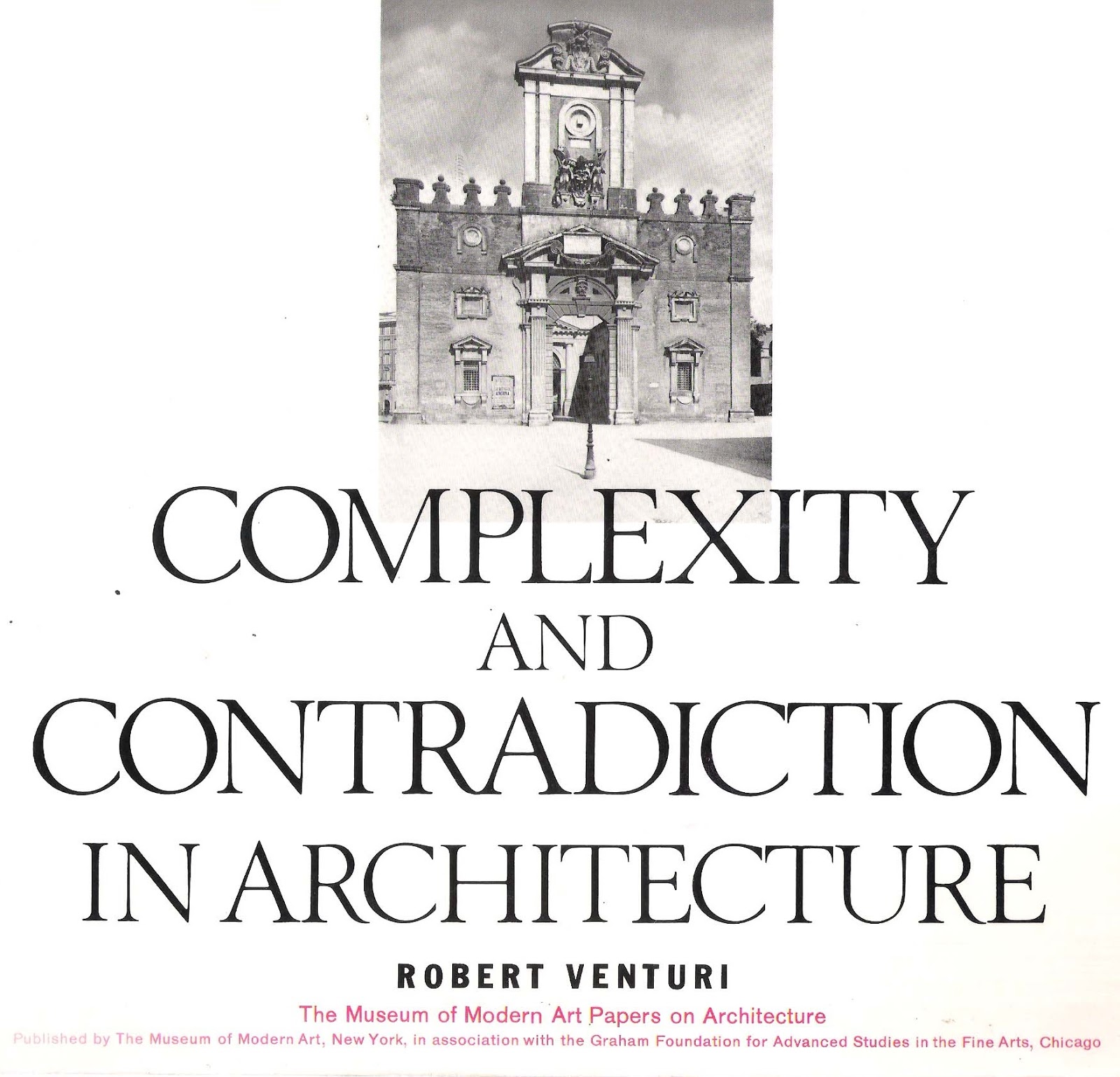 TradArch: Book Review: Complexity and Contradiction in Architecture