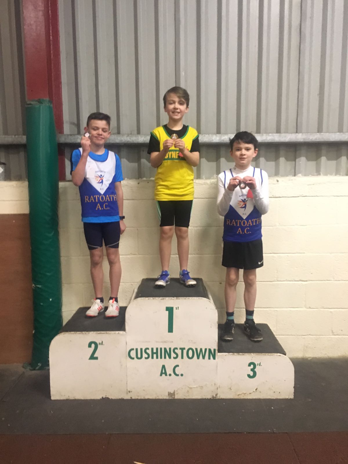 Ratoath Athletic Club: Cushinstown indoor competition