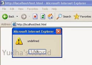 [JavaScript] Mengatasi Error Variable Undefined ~ Yudha's World