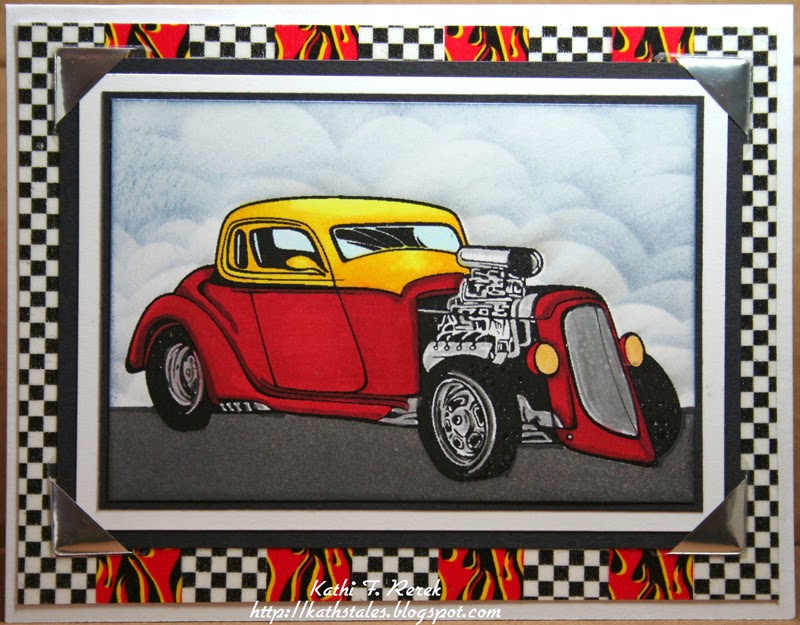 Bombshell Stamps Blog: Our Hot Rod Collection has gone DIGITAL!