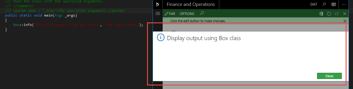 Inside Microsoft Dynamics AX: Basic Outputs in D365
