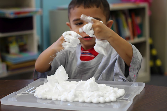 Teach Them To Fly: Shaving Cream Fun!