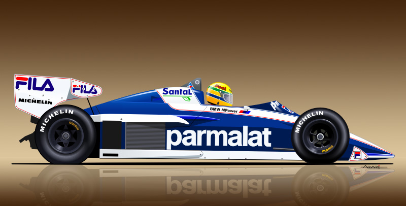 HISTORIAS QUE VIVEMOS: Nelson,Ayrton e a Brabham BT52