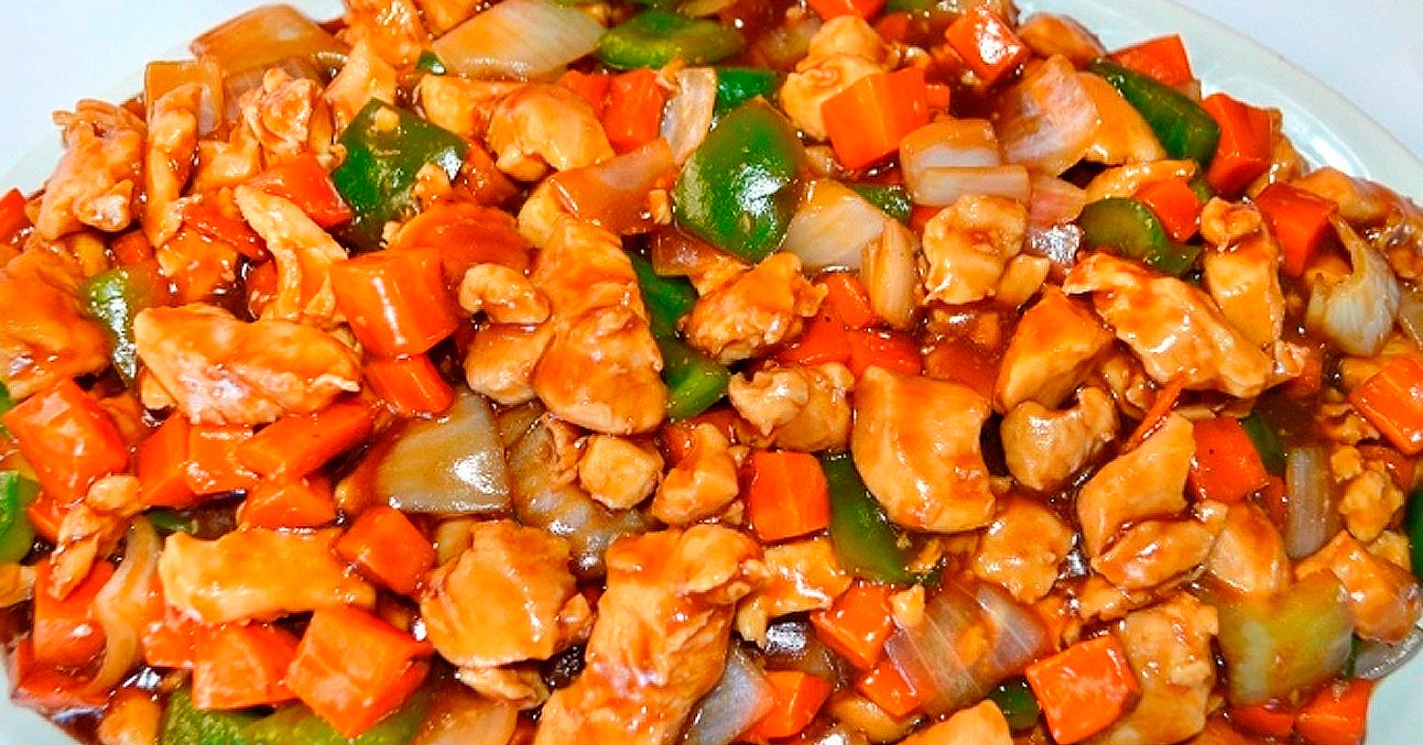 Fantástico Frango Xadrez. | Cozinha Menina