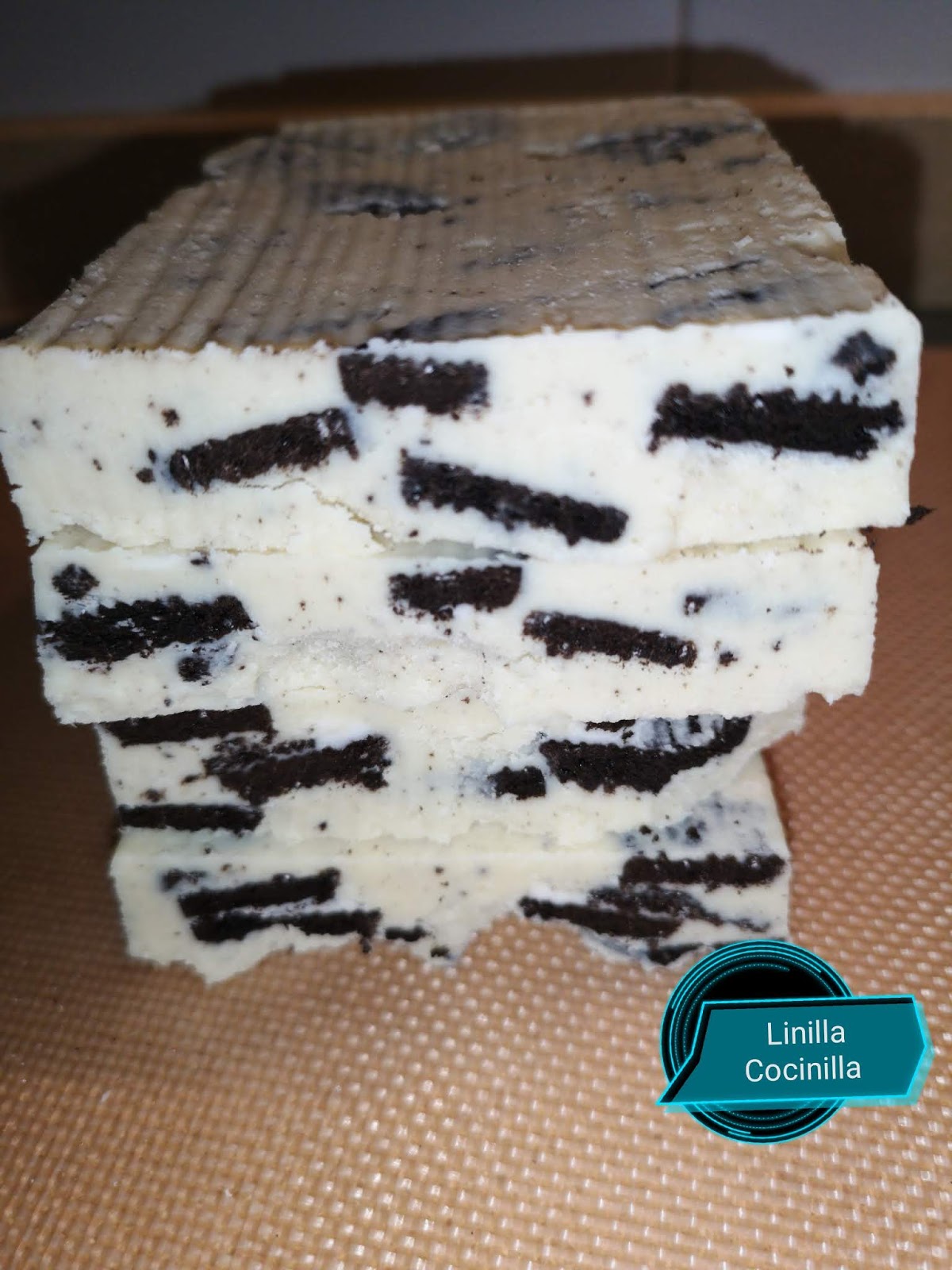 TURRÓN DE GALLETAS OREO