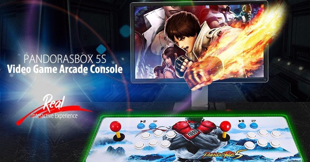 Aberto até de Madrugada: Consola arcade Pandoras Box 5S a €146