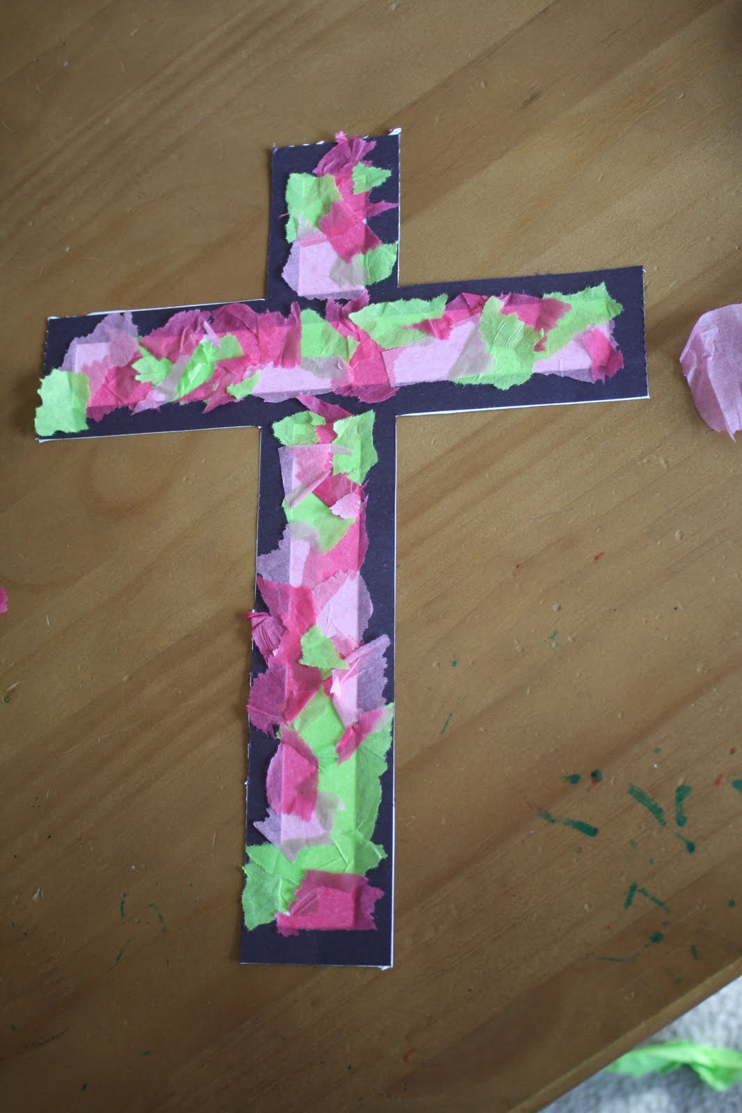Kapaldo Family: Easter Craft: Stained Glass Cross