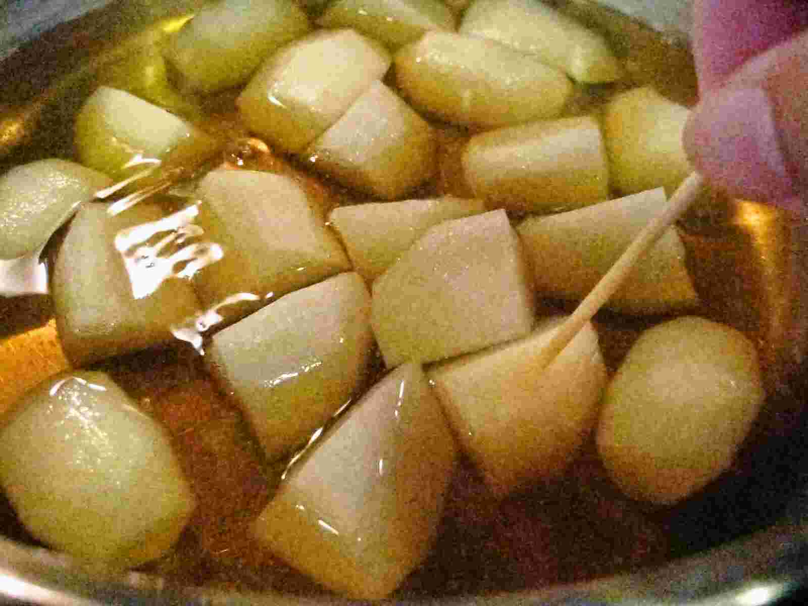 Recipes for Tom: Kabu no ebi-ankake / Japanese turnips with thickened ...