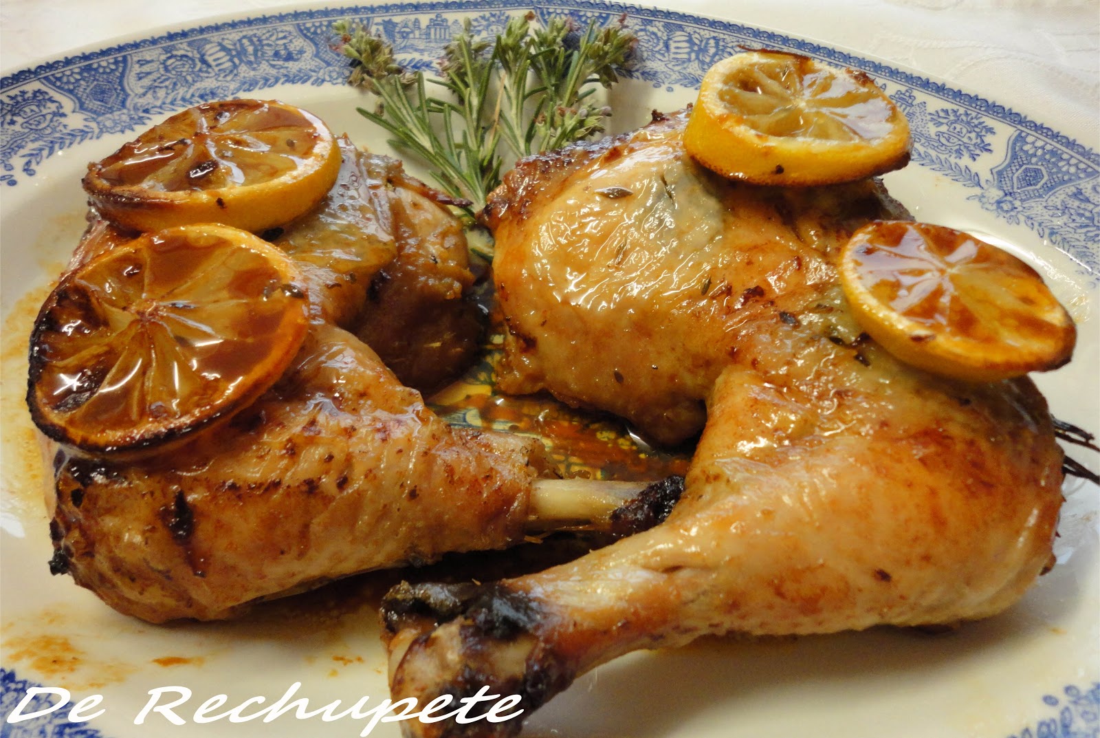 De Rechupete - by Belén: Pollo con limón y romero
