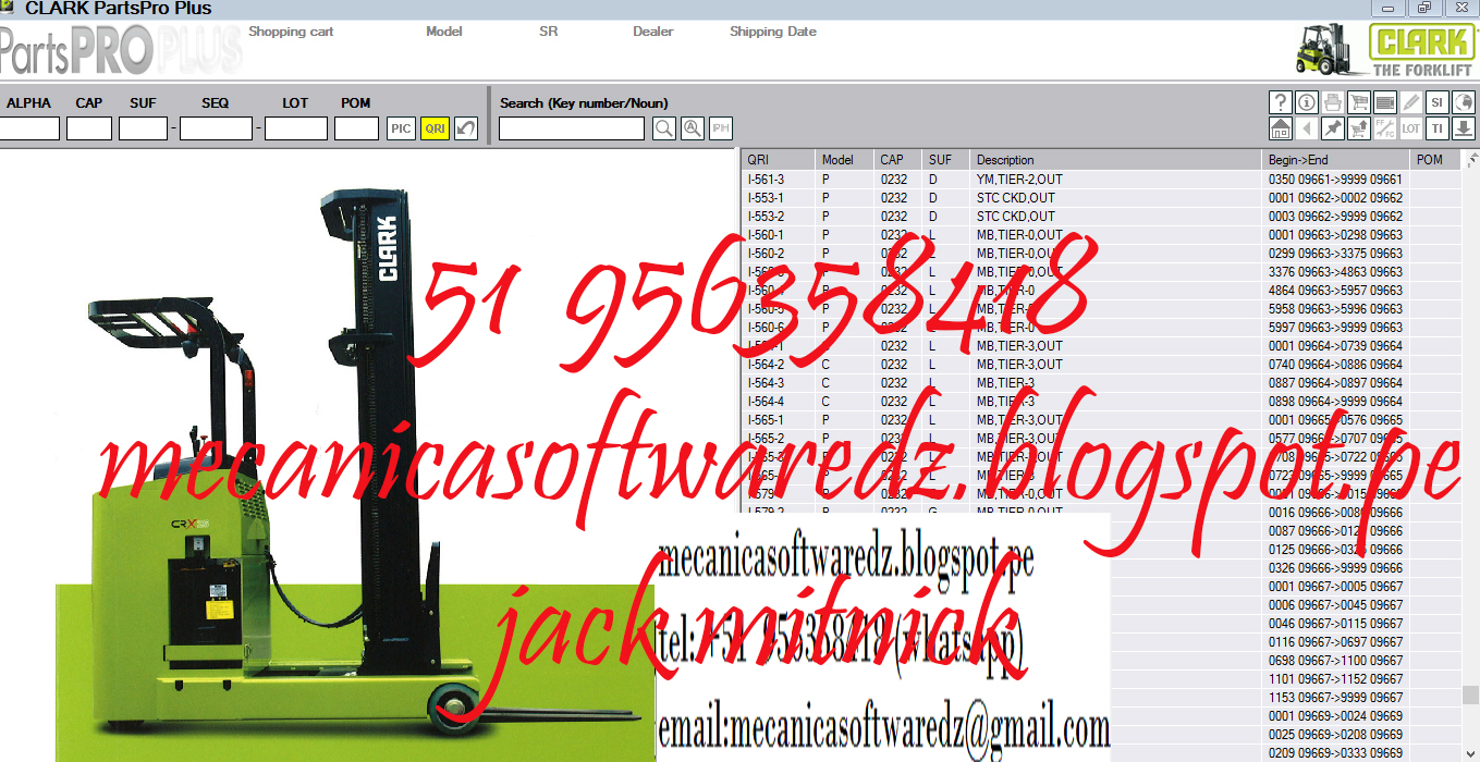 BIENVENIDOS MECANICASOFTWAREDZ: SOFTWARE MONTACARGAS CLARK DE TODOS LOS ...