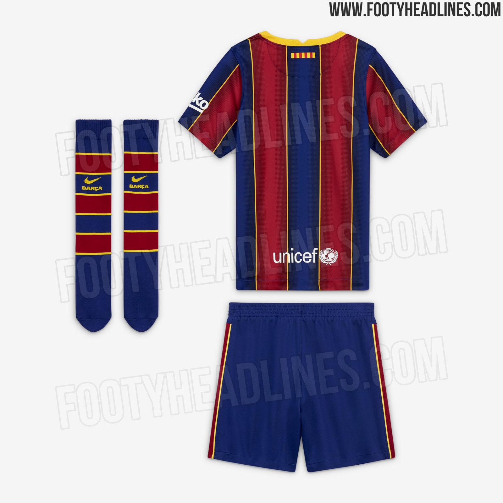 FC Barcelona 20-21 Home Kit Leaked - Vapor Match + Shorts + Socks ...