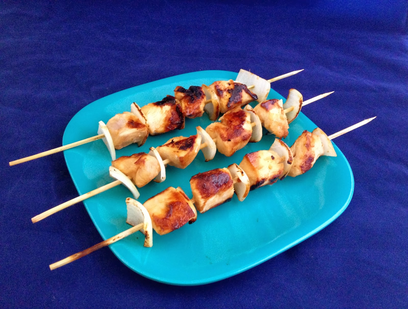 The Nerdy Chef: Spicy Honey Lime Chicken Skewers