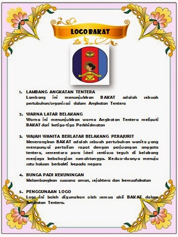 Coretan Isteri Soljer: BAKAT - Badan Kebajikan Angkatan Tentera