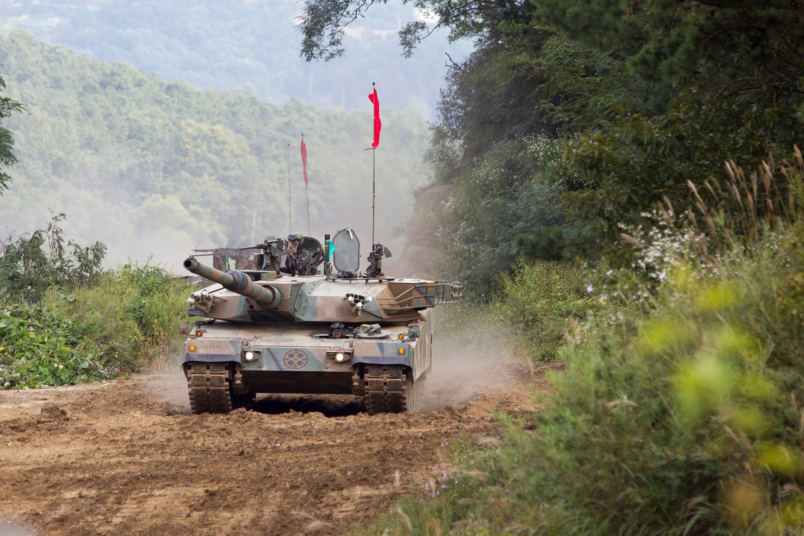 SNAFU!: S. Korean mechanized forces on exercise.