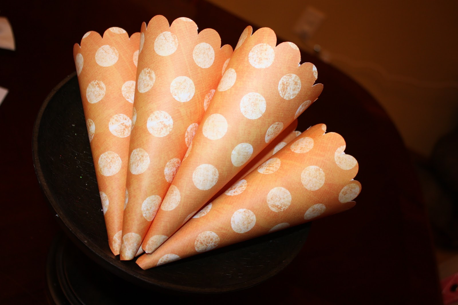Buckets of Grace: Carrot-esq Treat Cones
