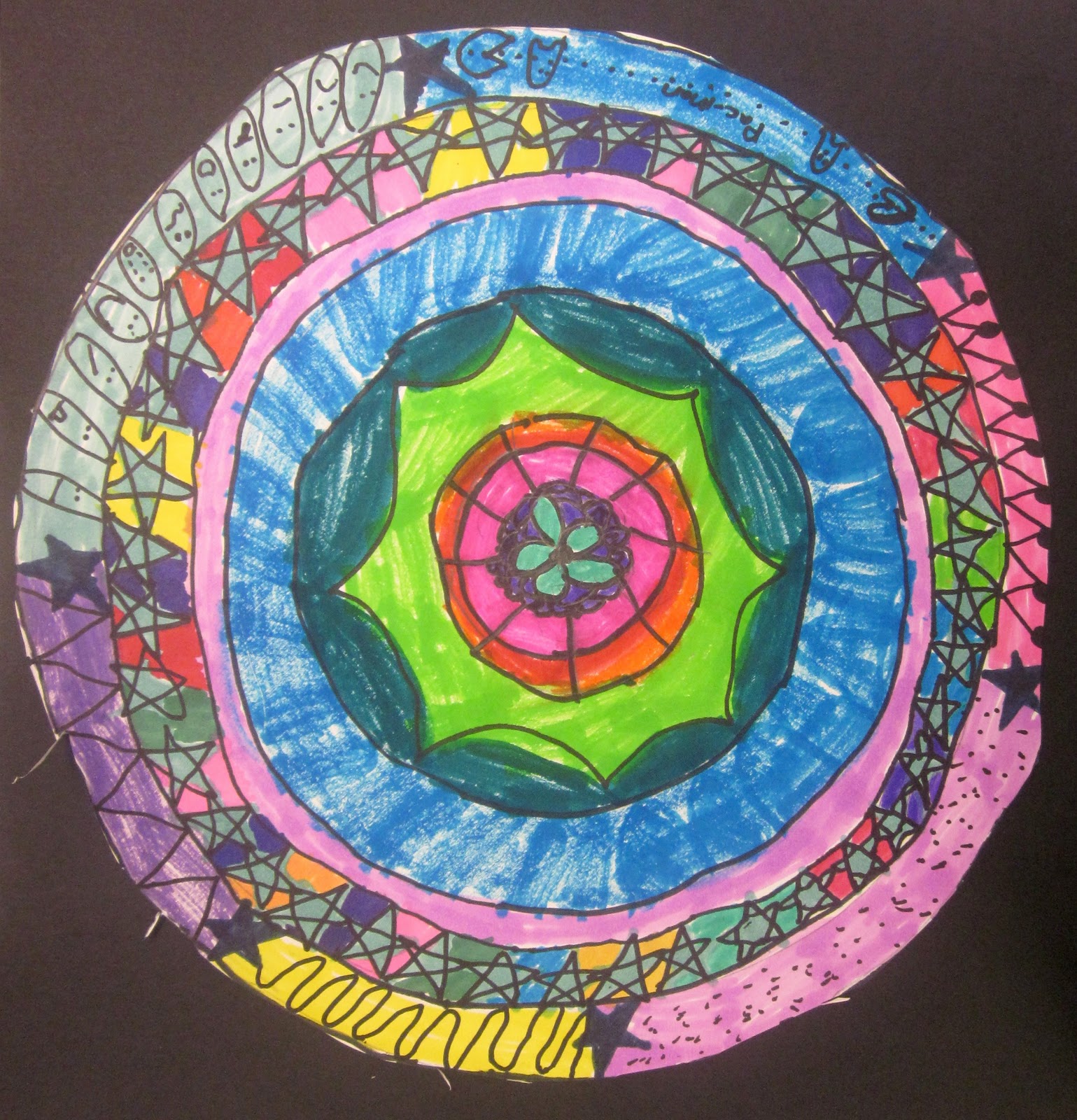 Art is Basic-- Art Teacher Blog: Radial Design-- 3rd/4th Grade