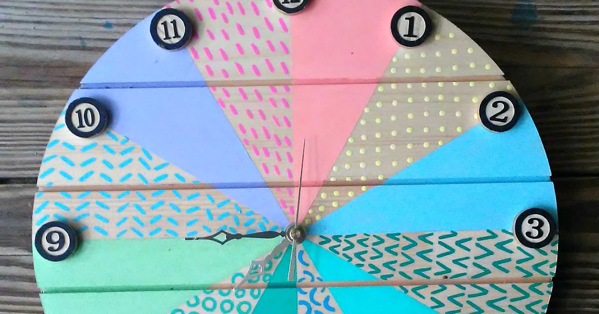 HOME DECOR DIY: Sunrise to Sunset Wood Clock