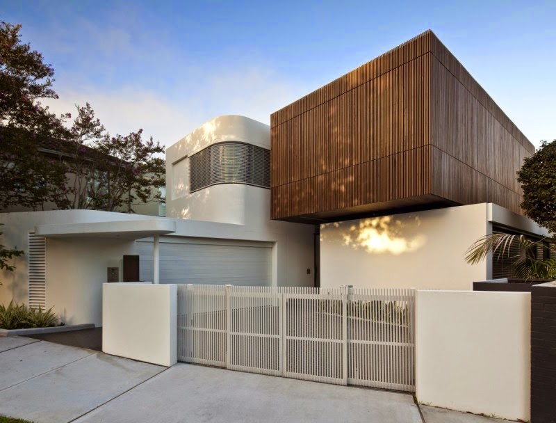 The Gate And Fence Design : Modern House Fence With Design Good