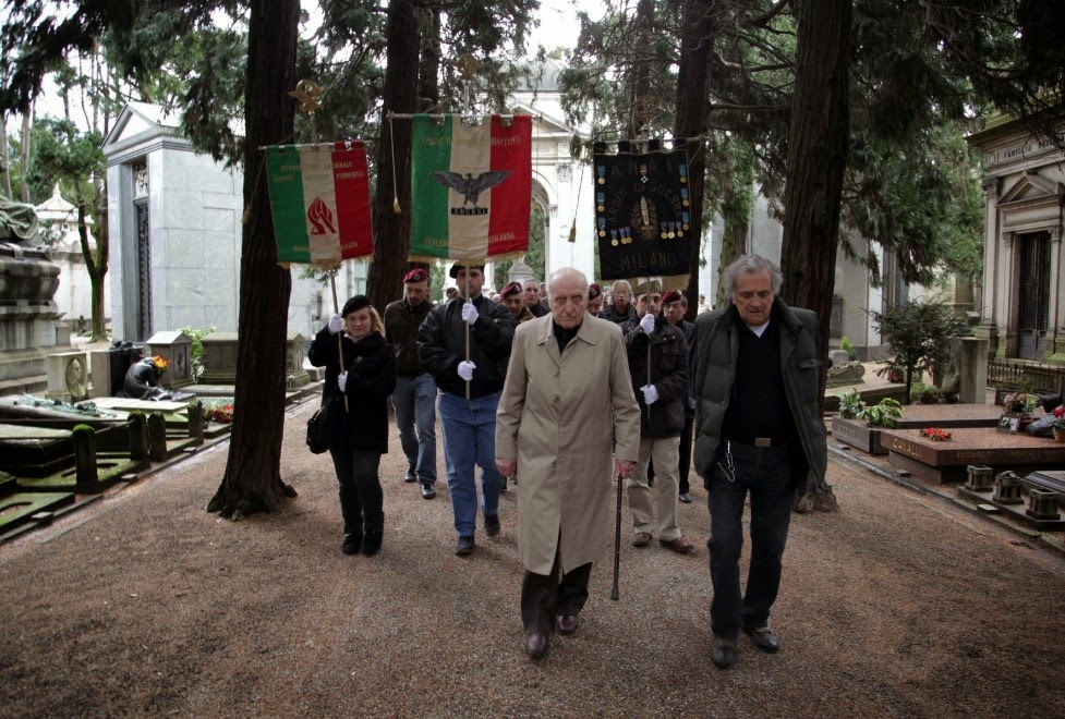 U.N.C. - R.S.I. - MILANO: 23 marzo 2014: Onore e Fedeltà