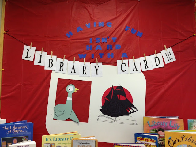 Nerd Craft Librarian: Library Card Sign Up Month Display - Library Life