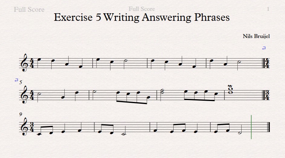 Week 33: Writing Answering Phrases