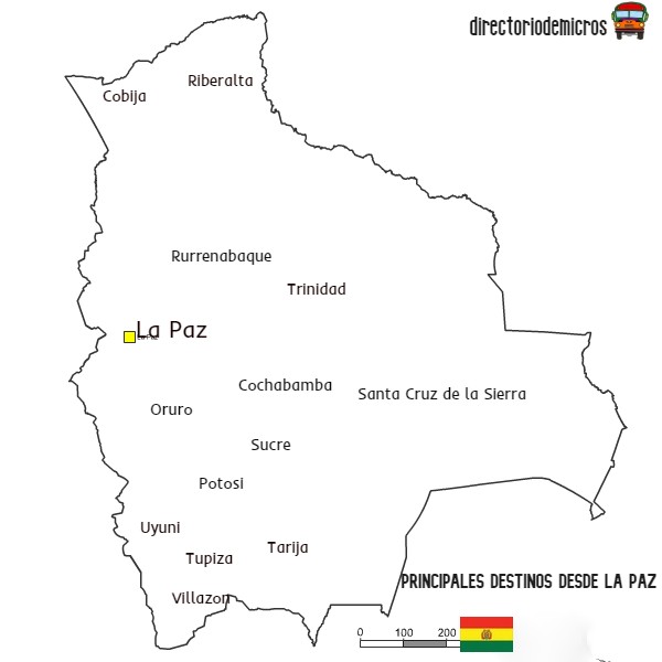 Terminal de Buses de La Paz, Bolivia