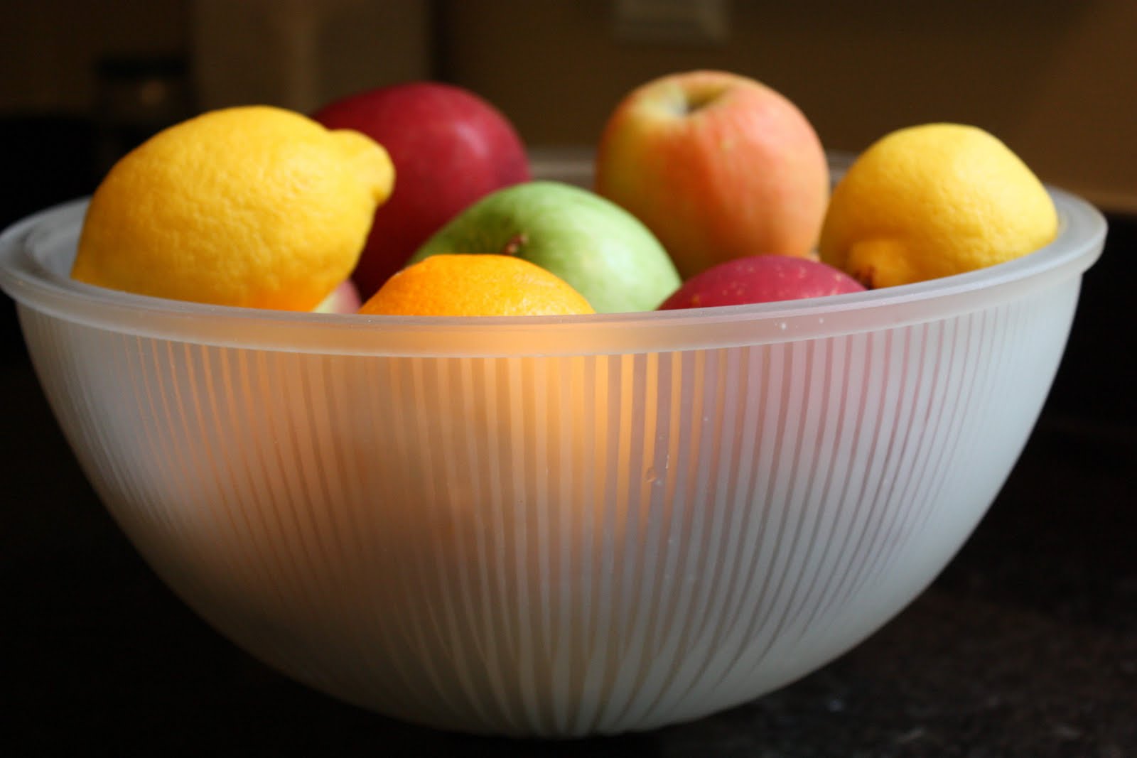 The Red Chair Blog: Our Light Fixture Fruit Bowl, or, How To Think Like ...