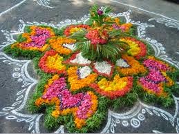 RANGOLI: FLOWER RANGOLI