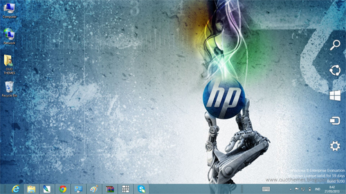 Hewlett Packard Theme For Windows 7 And 8 | Ouo Themes