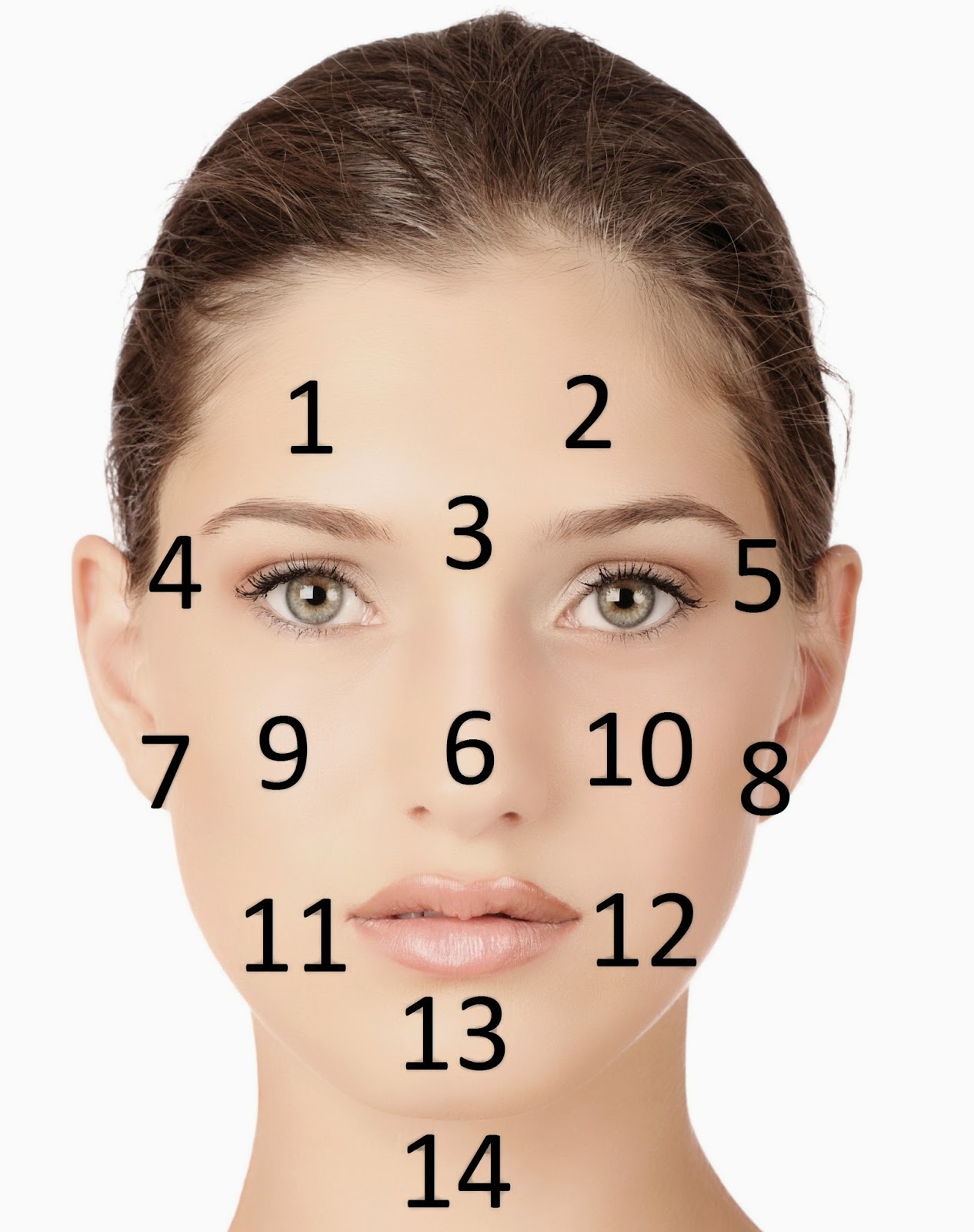 Acne Face Mapping
