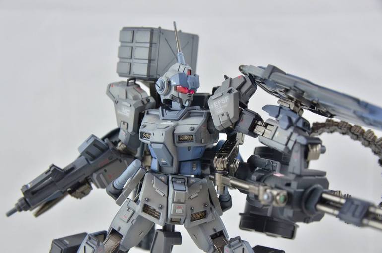 Custom Build: HGUC 1/144 Pale Rider [Heavy Equipment ver.]