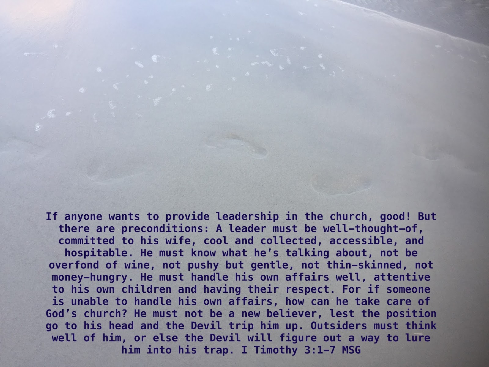 My Strength: I Timothy 3:1-7 - "Thank You for Giving To The Lord"