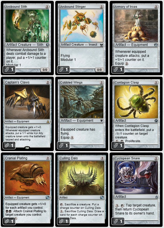 Magic the Gathering Adventures: Modern Artifacts Super Deck 1 of 2