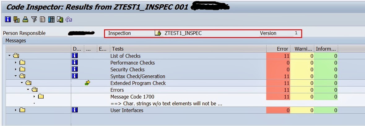 TECHSAP : SAP Code Inspector