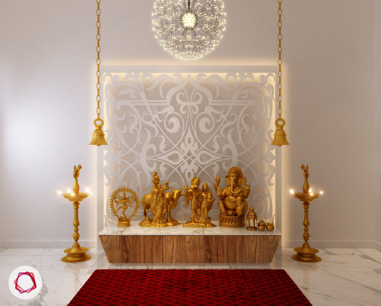 KitchenKraft Cochin: 5 Divine Mandir Designs for Contemporary Homes