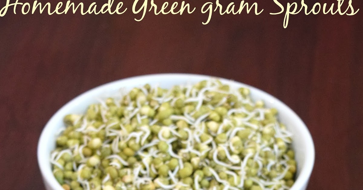Poornima's Cook Book: How to Sprout Moong Beans ( Green Gram Sprouts ...