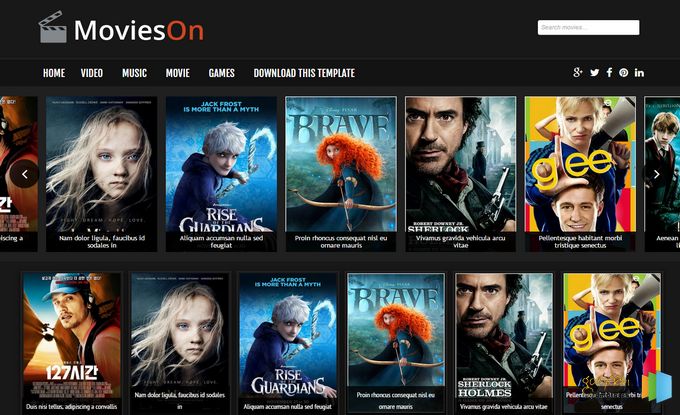 Movies On Blogger Template - Template Phim, Video cho Blogger ~ Iris Tips