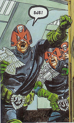 Marvelous Penang Toy Collection: Judge Dredd Stallone vs Urban faceoff