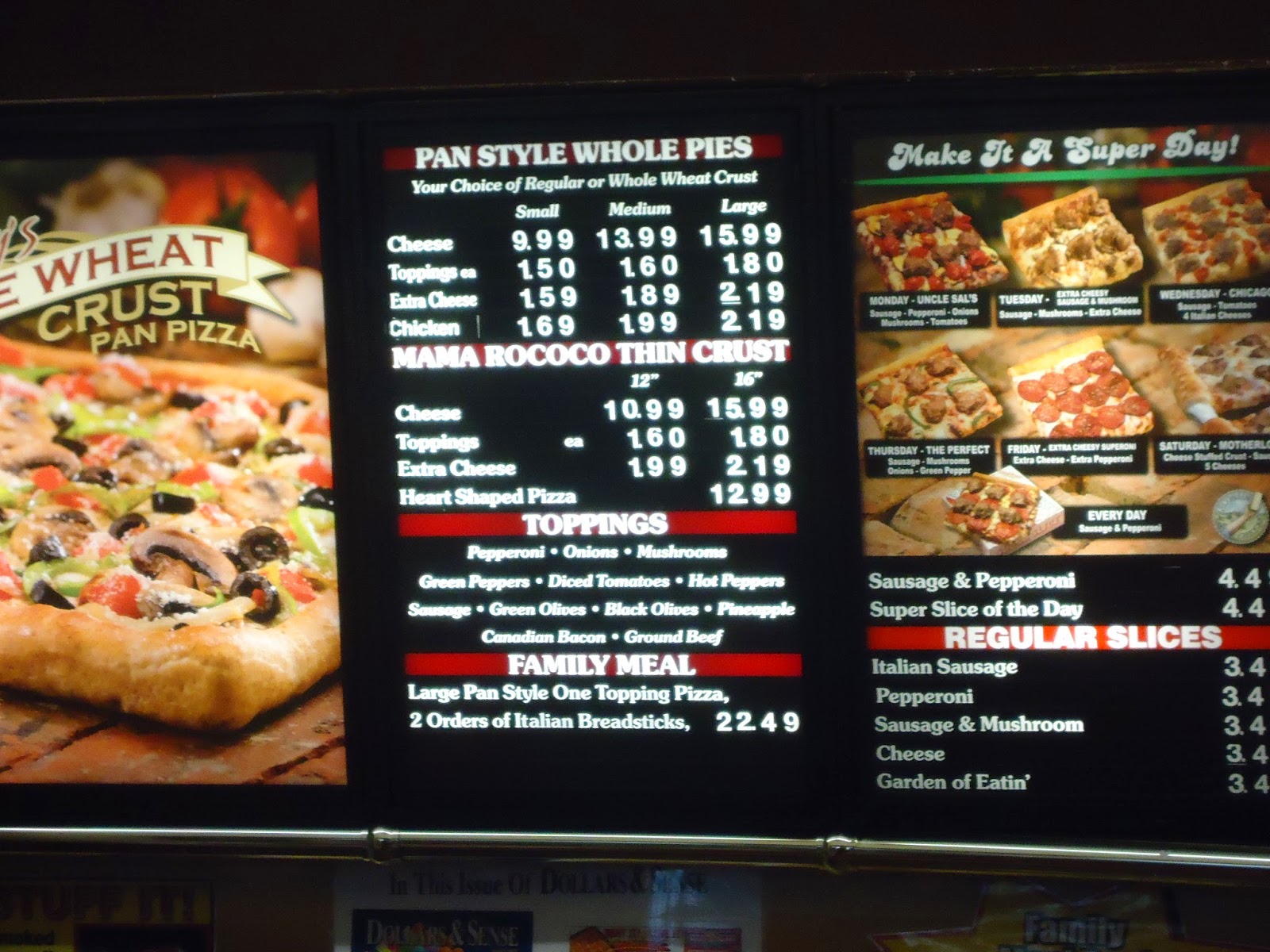 Who says you can't go back? Rocky Rococo's Pizza