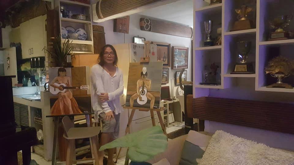 swordshines10: DIREK NEAL TAN, THE PAINTER THIS TIME AROUND....