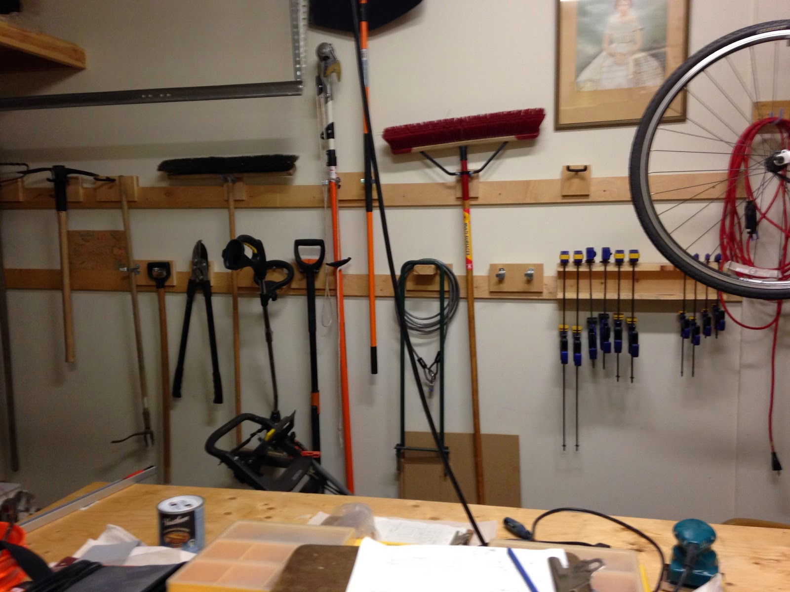 Custom Garage Shelving and Storage: French Cleat System
