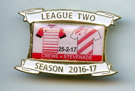 Crewe Alexandra Football Club pin badges