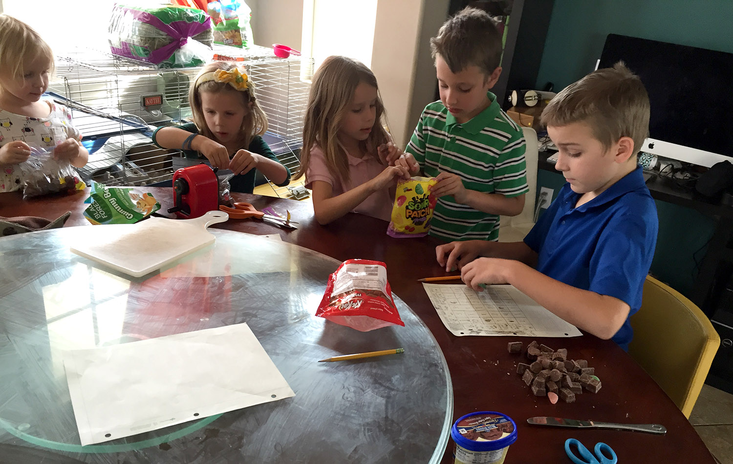 A school of fish: Bartering Activity