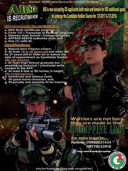 Candidate Soldier Course - 8th Infantry Division