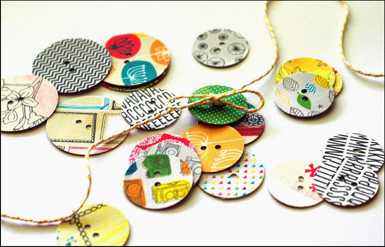 scrapbooking resume of leeann pearce: how to... simple handmade buttons!