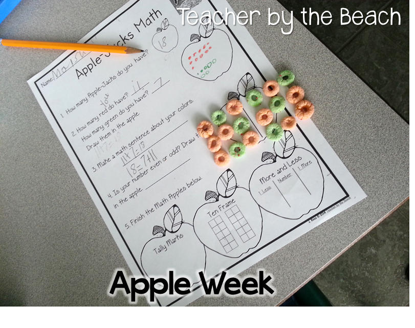 Apple Week - Hands on Activities and Free Downloads - Teacher by the Beach