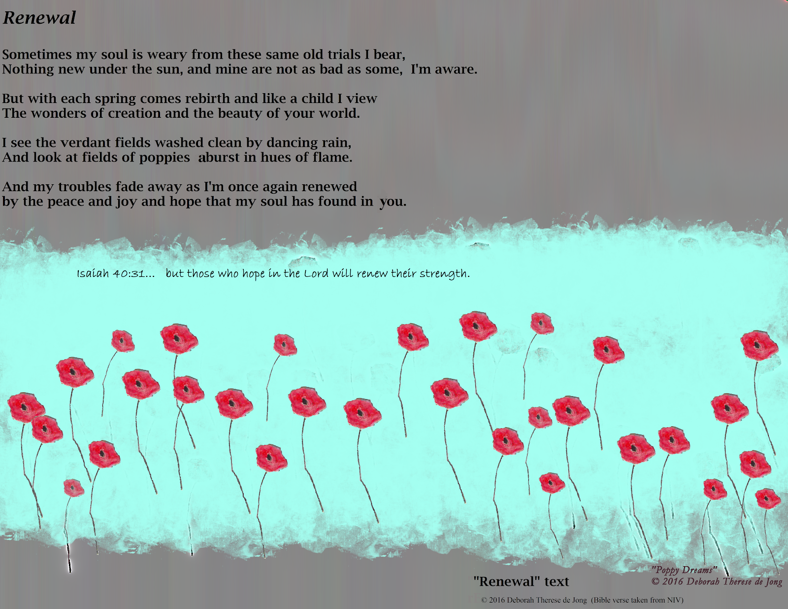 dtherese3: A Poem For Spring: Renewal